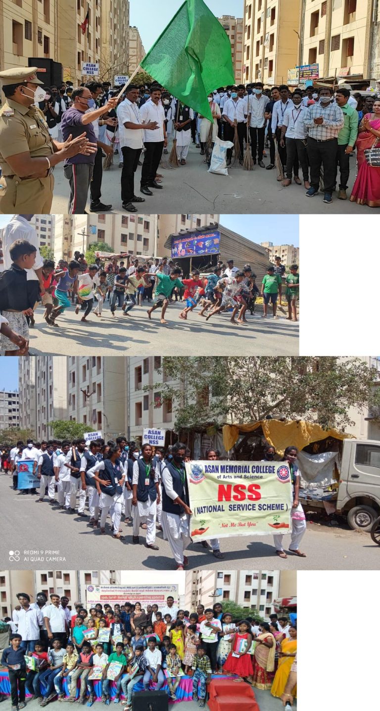 One Day Education Awareness and Slum Cleaning Programme by NSS Cell – AMCAS