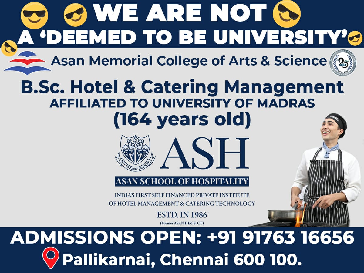 AMCAS – Asan Memorial College of Arts & Science
